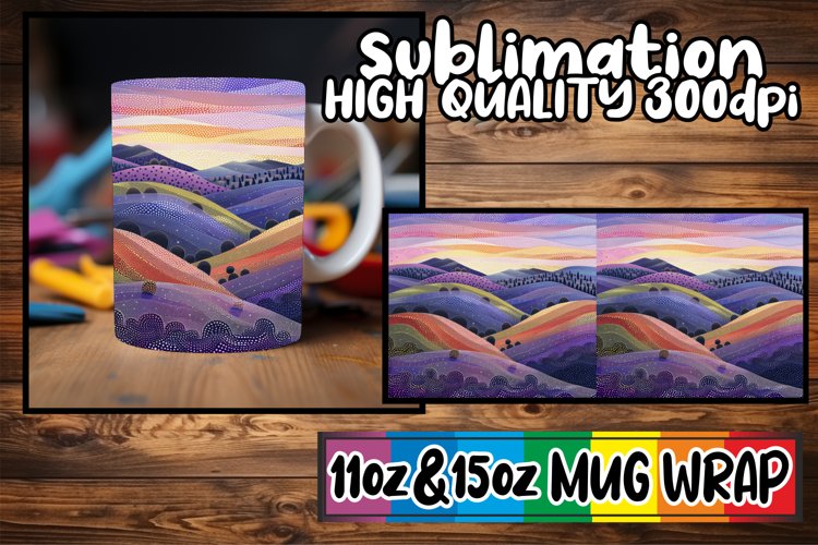 Scenic Beauty Wraps for 11oz 15oz Sublimation