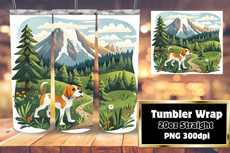 Adventure Seeker Dog Tumbler Sublimation - 20oz (3784485)
