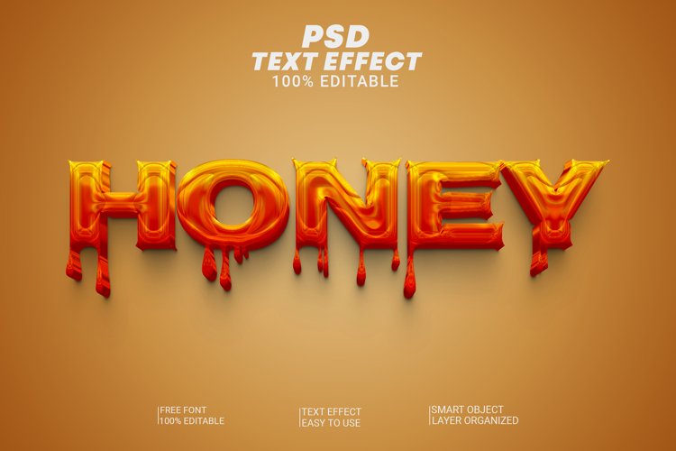 Honey Editable Text Effect Style (4069341)