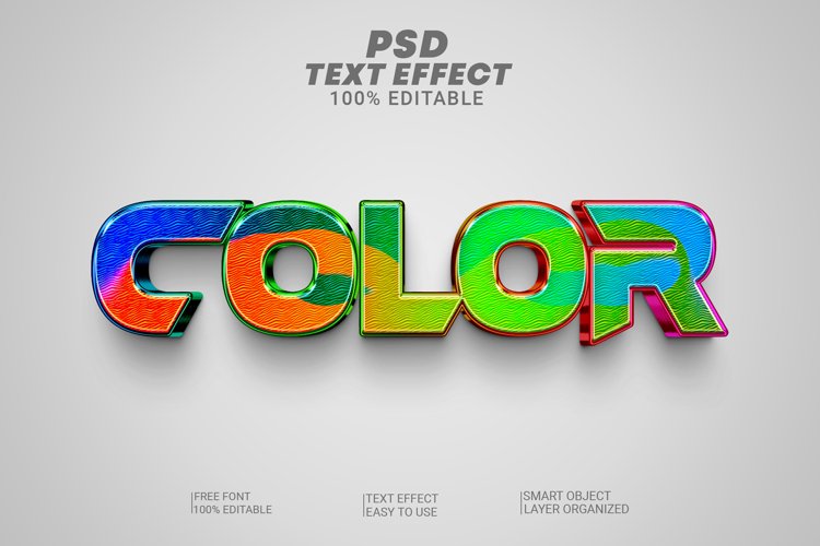 Color Editable Text Effect Style (4069441)