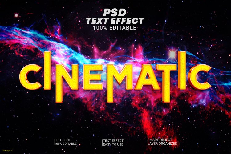 Cinematic Editable Text Effect Style