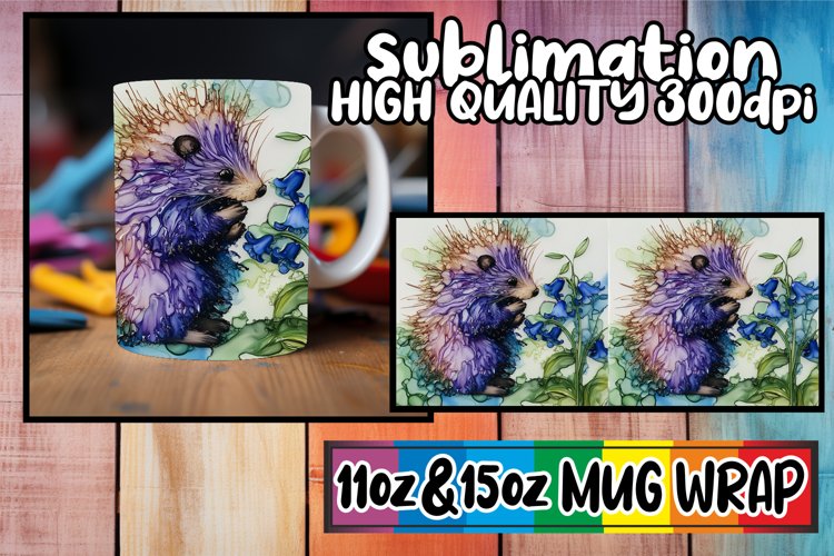 Sweet escapes 11oz 15oz sublimation wrap, Animals