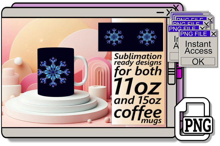 Neon Fusion: 15oz Mug Sublimation Showcase 11oz