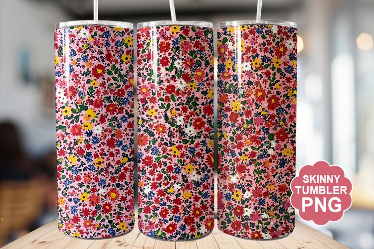 Floral Pattern Tumbler | Floral Tumbler Wrap