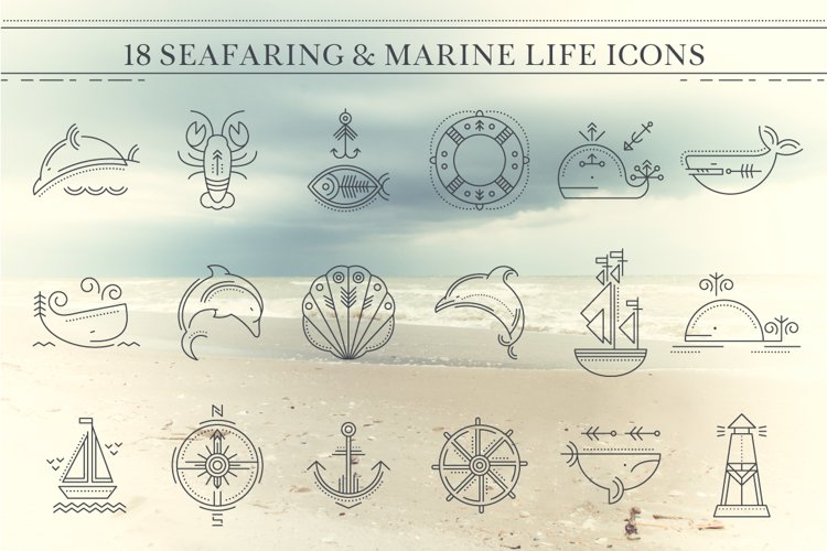 Nautical Collection - Free Design of The Week | Design Bundles