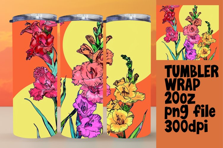 Cheerful Flower Pattern Sublimation Wraps (3825766)