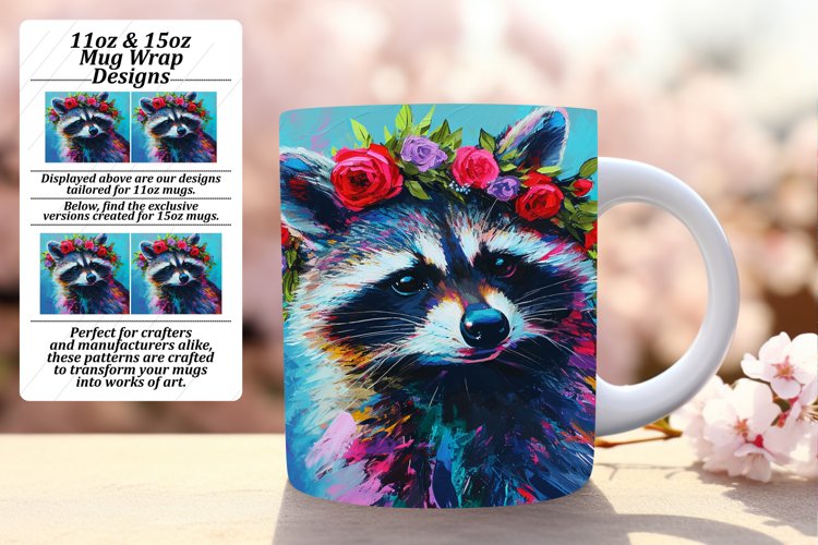 Colorful Pop Art Creatures Mug Design - Springtime (3143404)