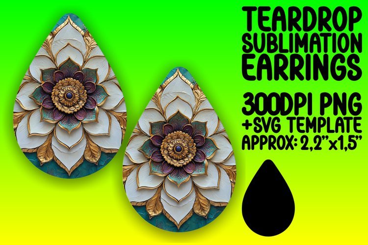 Charming Teardrop Design for Craft Projects , (4941362)