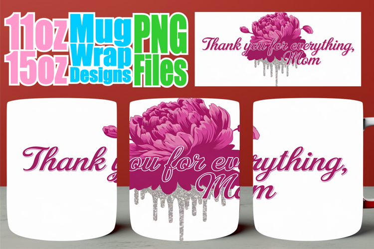 Enchanted days 11oz 15oz sublimation wrap, (5526597)