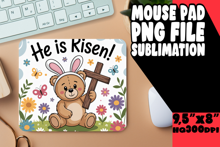 Vibrant Desk Mat Sublimation PNG, Religious (6508419)