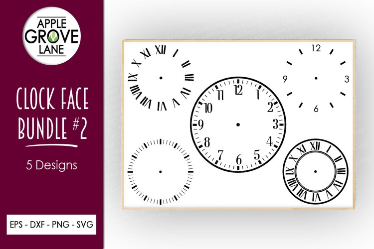 Clock Face Svg | Design Bundles