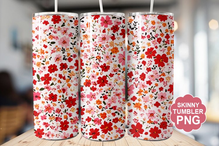 Floral Pattern Tumbler | Floral Tumbler Wrap