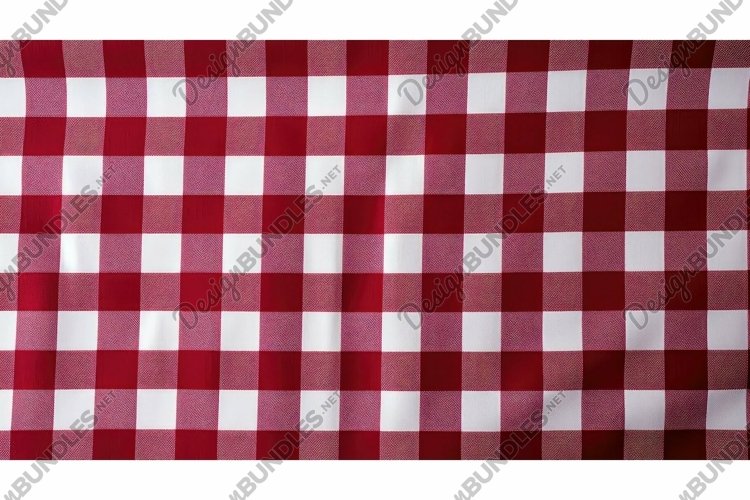 timeless dark red gingham pattern