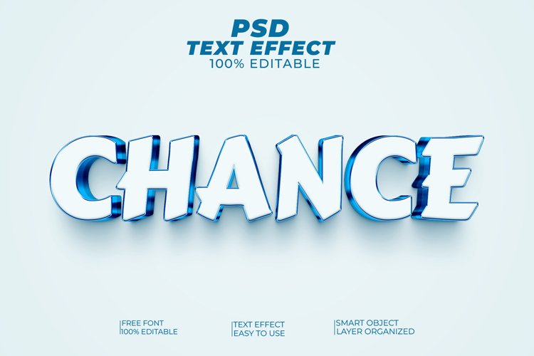 Chance Editable Text Effect Style
