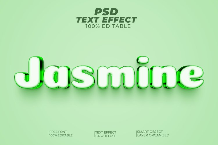 Jasmine Editable Text Effect Style (4070031)