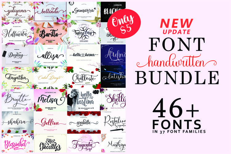Font Collection Bundle (942196) | Handwritten | Font Bundles
