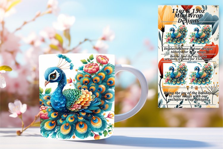 Dynamic Wildlife Wonderland Mug Sublimation 15oz