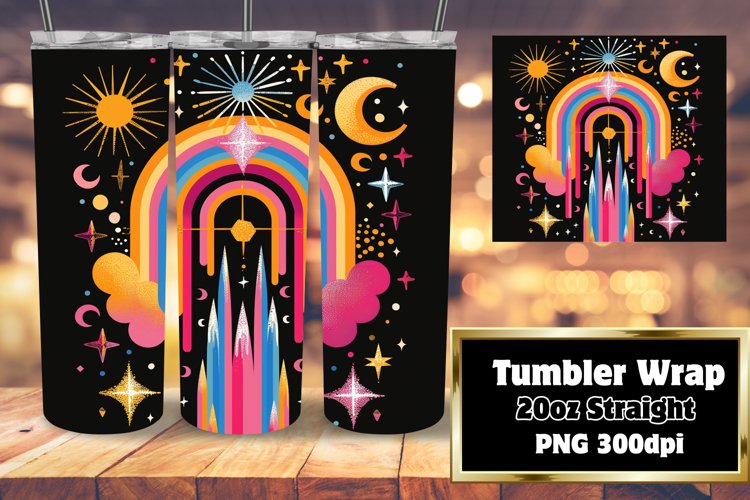 Midnight Radiant Rainbow: Rainbow Sublimation (3831860)