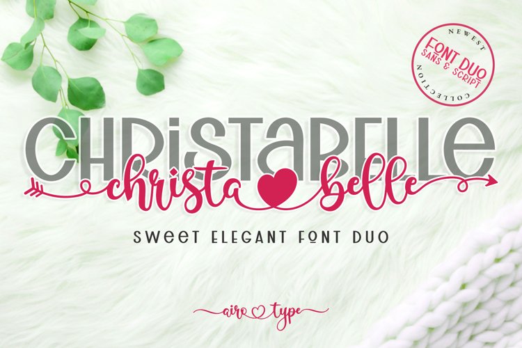 Christabelle Font Duo (1245554) | Handwritten | Font Bundles