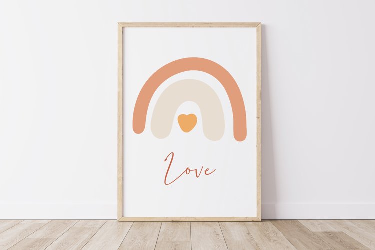 Boho Rainbow PRINT, Nursery Wall Art (1142925)