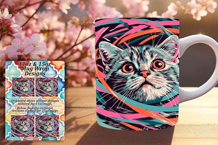 Whisker Wonderland Wrap Mug: Sublime Sublimation