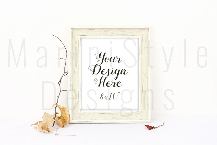 Frame mockup, 8x10 Minimalist Frame Stock Photo, (205096)
