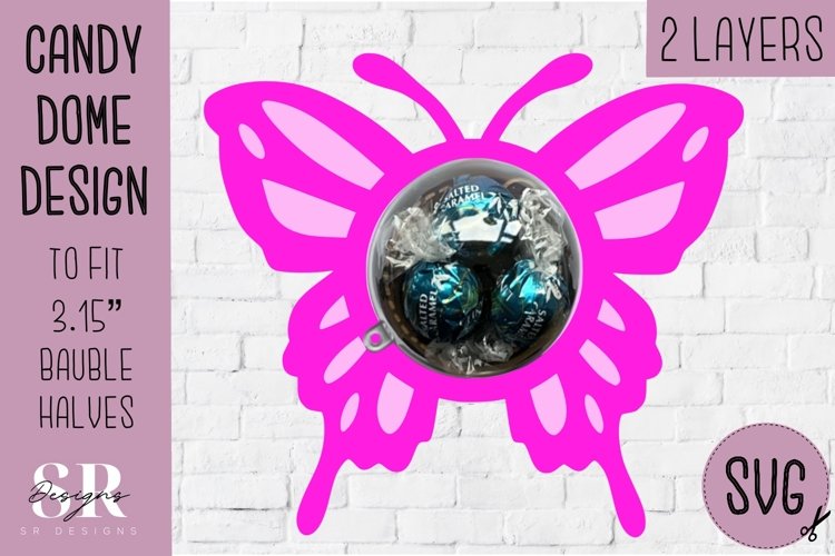 Butterfly Candy Dome Paper Cutting Candy Holder