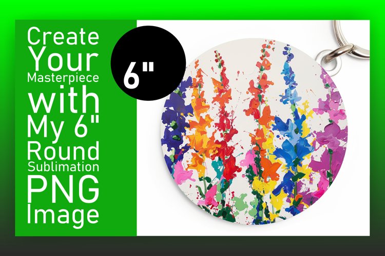 Modern 3D Pattern Round Sublimation Series (3581443)