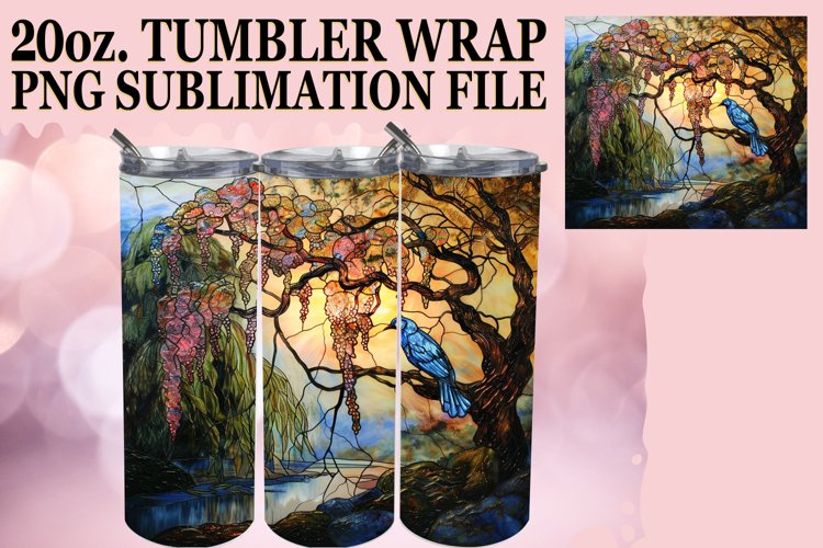 Vivid Landscape Sublimation for Tumblers (3706430)