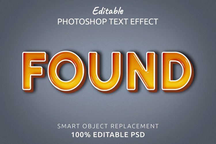 Found Editable Photoshop Text Style Effect (538747)