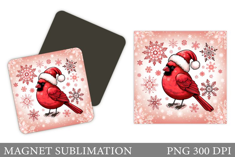 Cardinal Magnet Design. Christmas Magnet (4836808)