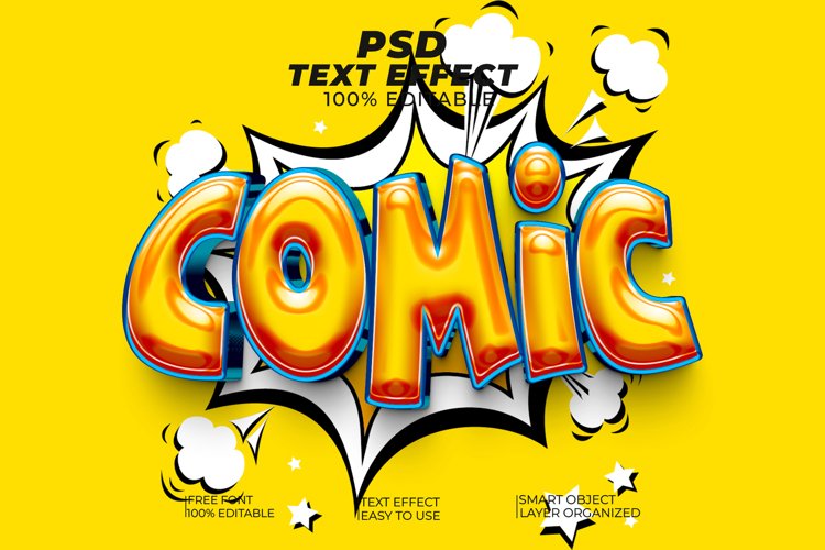 Comic Editable Text Effect Style