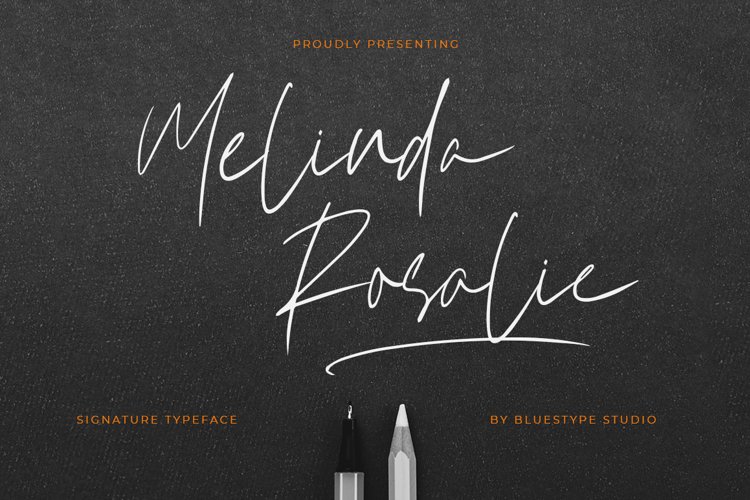 Melinda Rosalie - Signature Handwritten Font (1288619) | Handwritten ...