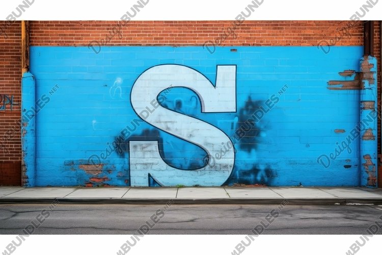 street blue letter