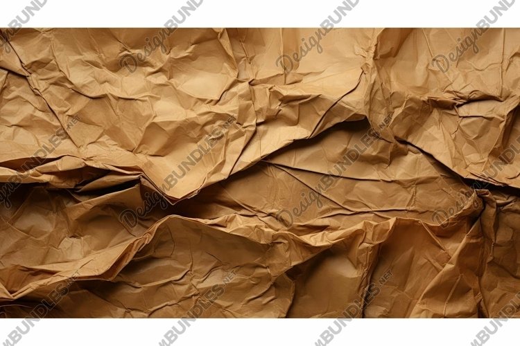 edges brown crumpled paper