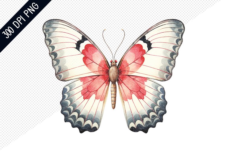Bejeweled Butterfly Sublimation Clipart PNG