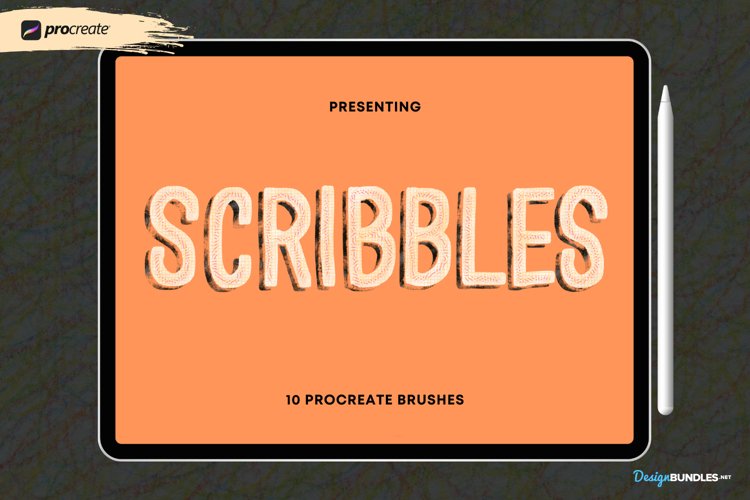 Scribbles Brush for Procreate