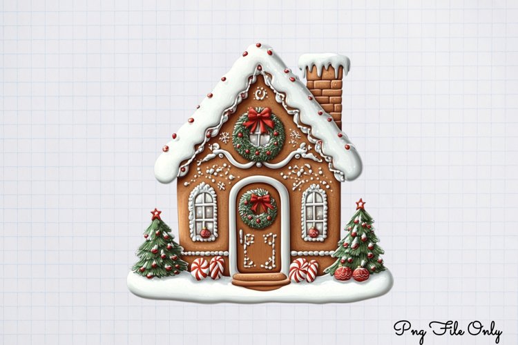 Christmas Gingerbread Clipart PNG (4895108)