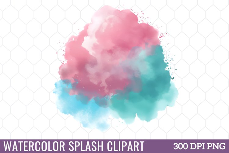 Watercolor Splashes Clipart (3479579)
