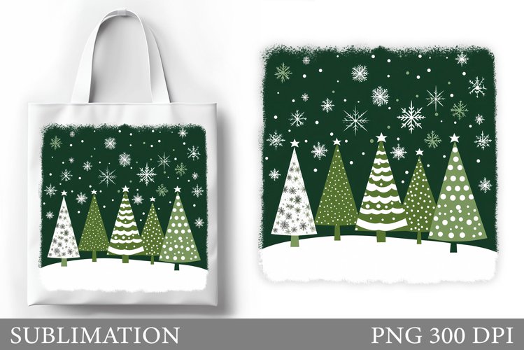 Christmas Tree Tote Bag. Christmas Tote Bag Design (4884451)