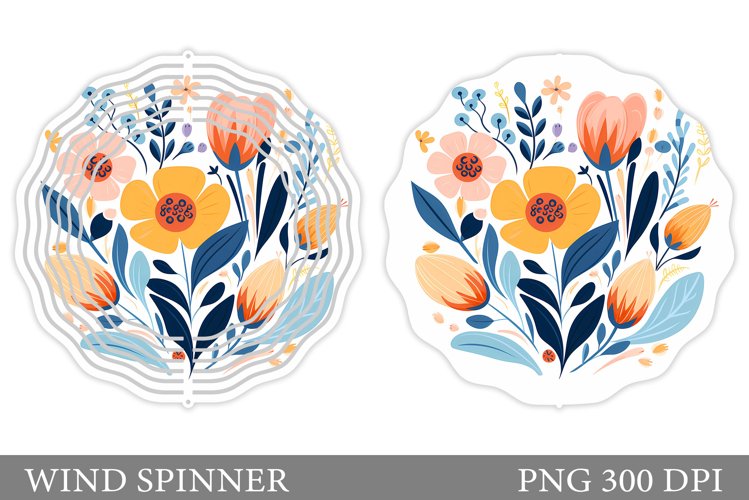 Flowers Wind Spinner. Colorful Flowers Wind (3078205)