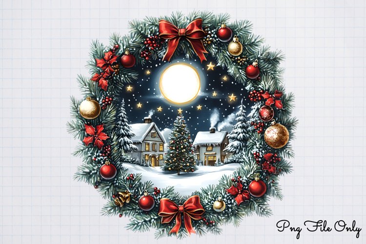 Christmas Winter Scenes Clipart PNG (4809469)