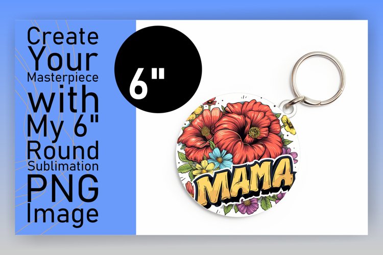 Mother's Day Keychain Sublimation Collection