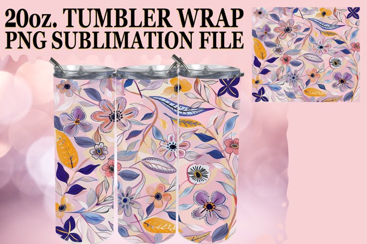 Color Burst Tumbler Wrap