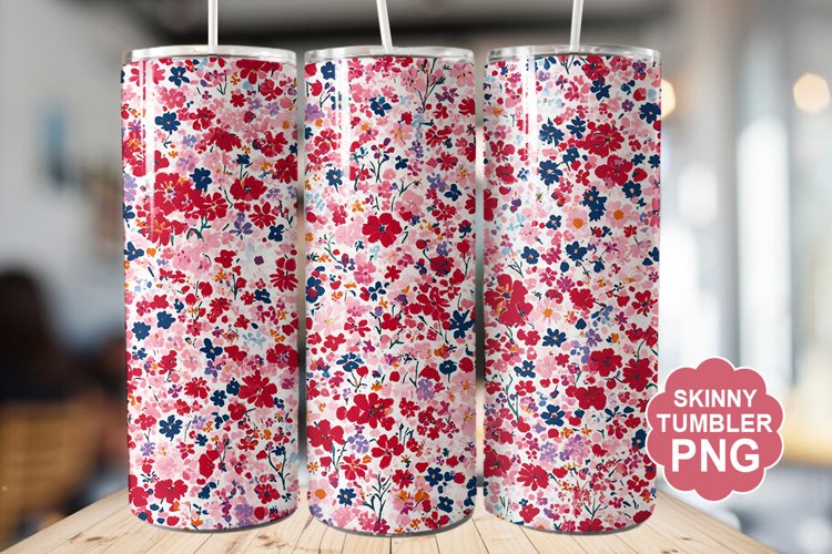 Floral Pattern Tumbler | Floral Tumbler Wrap