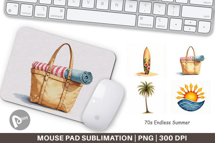 70s Endless Summer Mouse Pad (6520172)