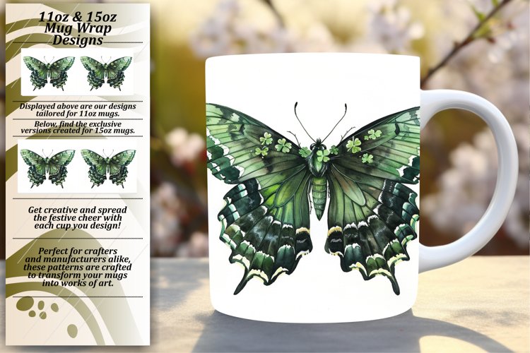 Spring Whimsy: Butterfly Mug Fantasia - 11oz & 15oz