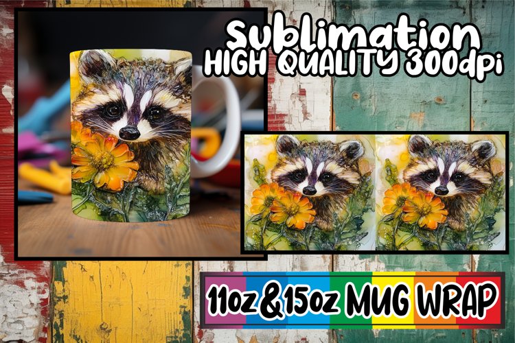 Serene sunsets 11oz 15oz sublimation wrap, Animals