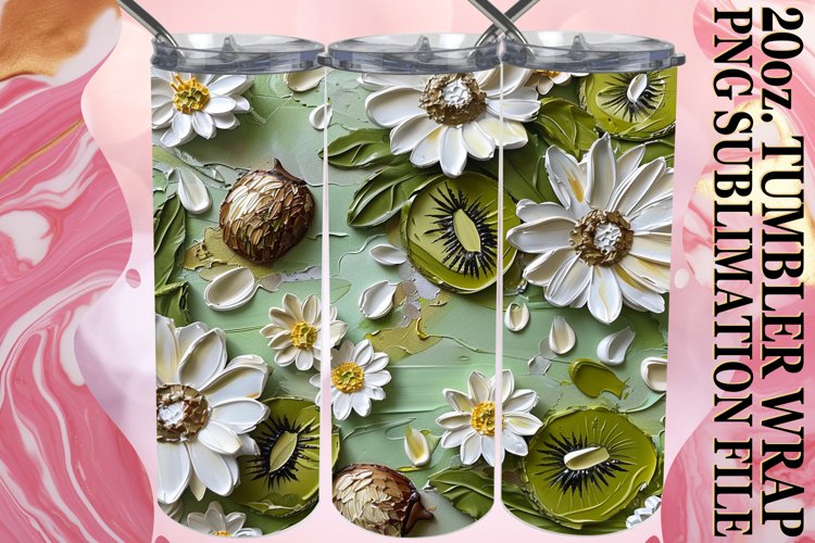 Bloom and Fruit 3D Wrap Design (4170454)