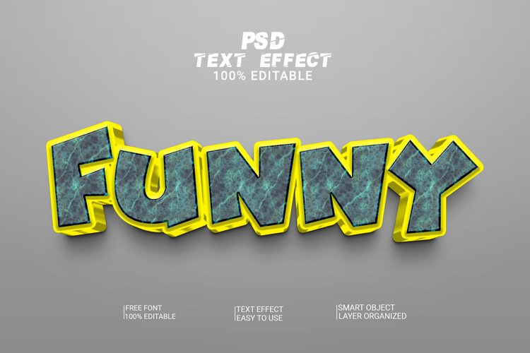 Funny 3d Text Effect Style (2235357)